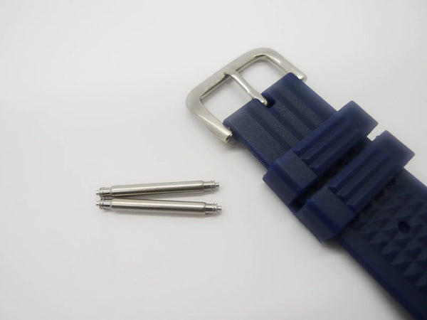 Blue Straight Rubber Waffle Strap – unlimitedstraps